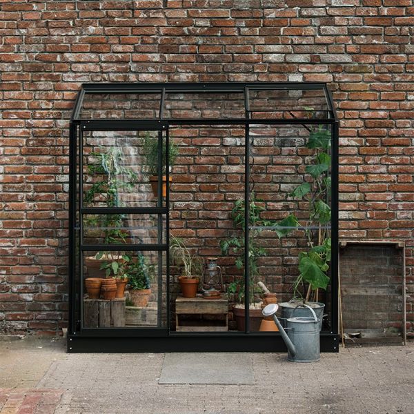 Royal Well Emma II aluminium muurkas 194x69x194 cm zwart met ...