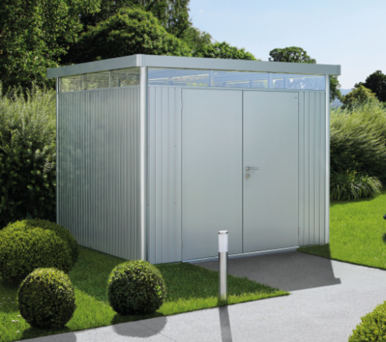 Biohort metalen berging Highline H4 275x275x222 | Van Kooten