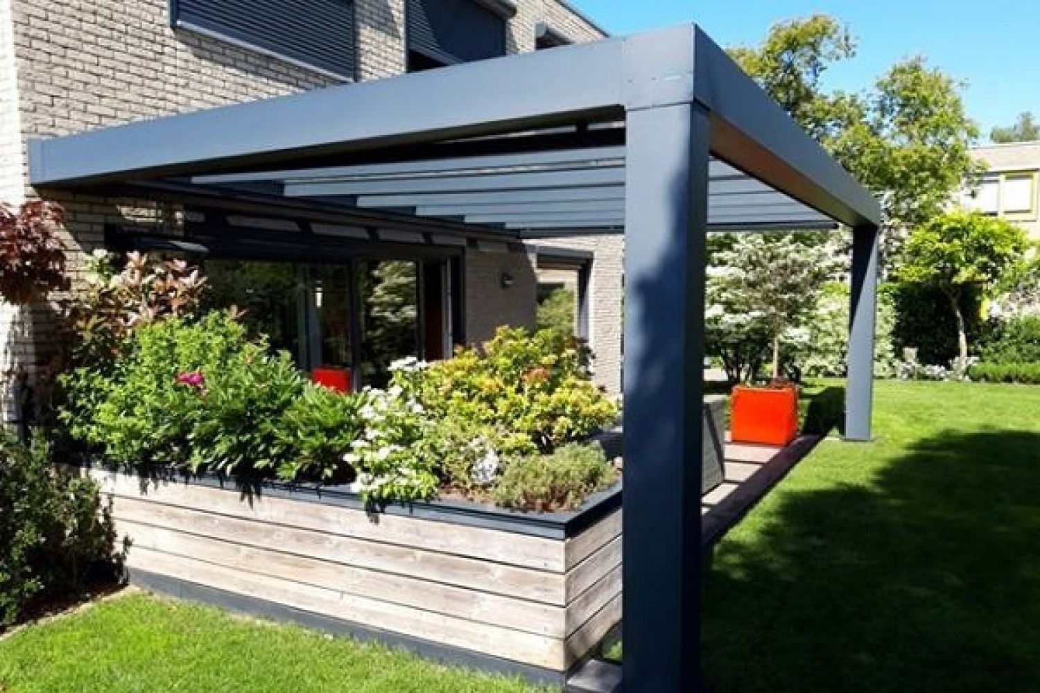 Verasol Cube veranda 500x300 cm met glasdak | Van Kooten