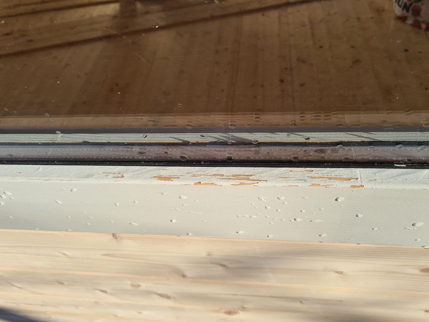 Vast raam 159x106 cm - 45 mm - afbladderende verf - SALE02004 | Van Kooten