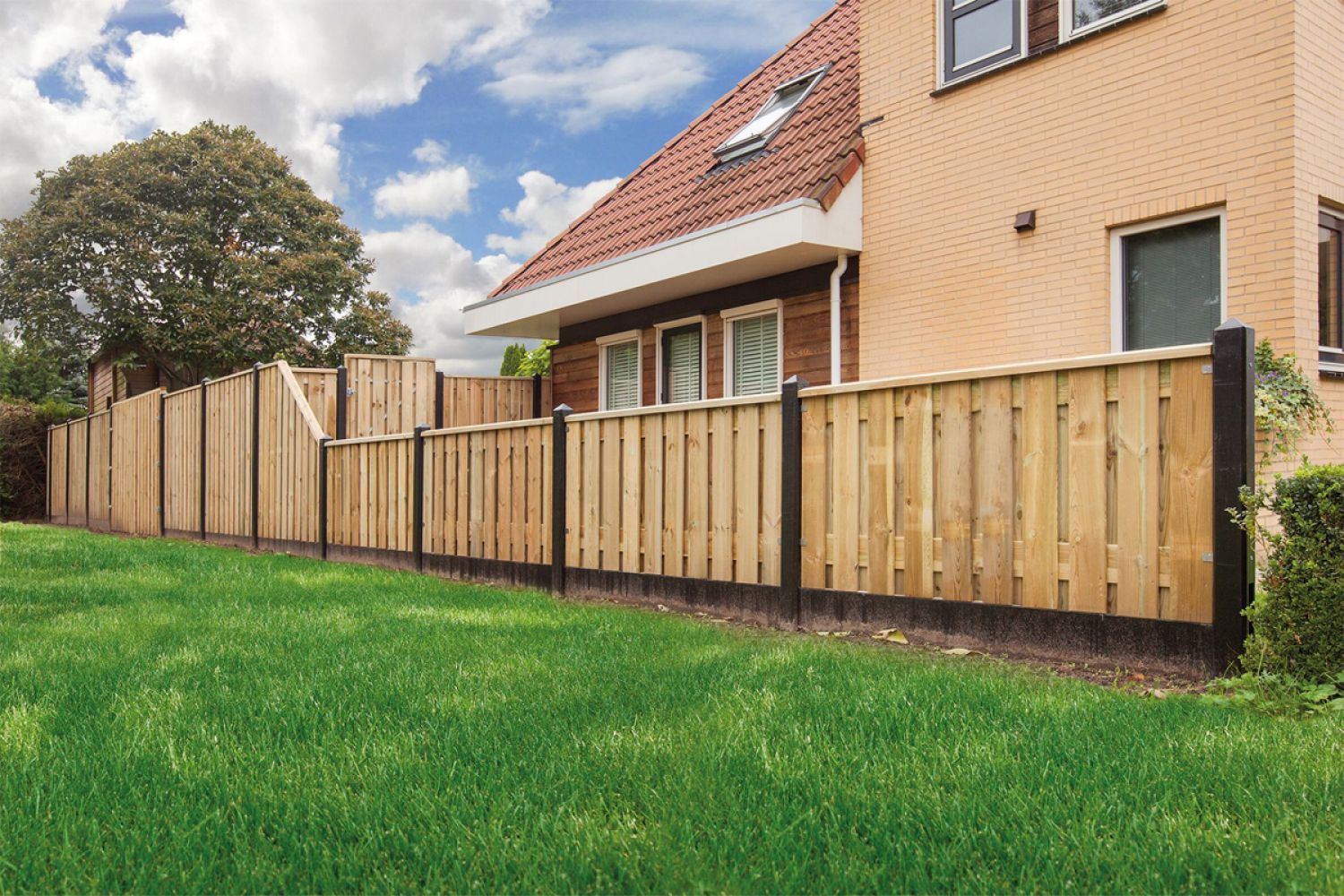 Tuinscherm Enschede H90xB180 cm | Van Kooten